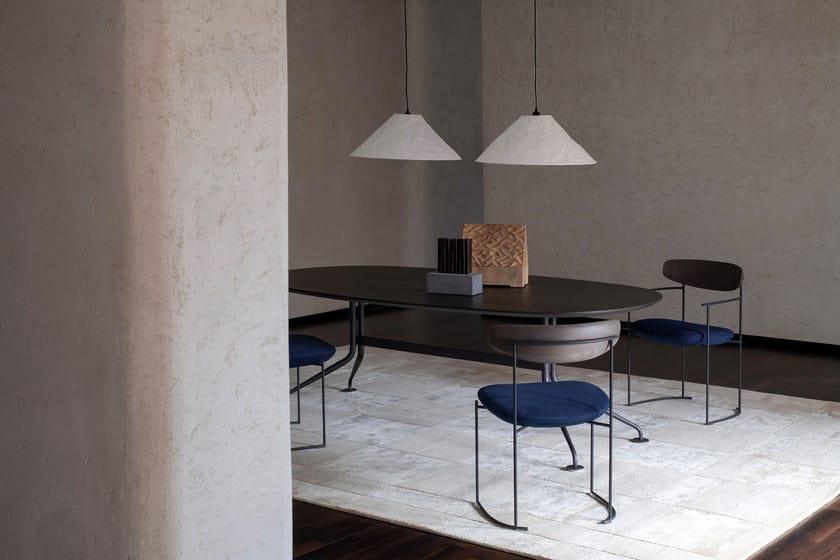 KEEL 922 Sled base chair By Potocco | design Mario Ferrarini, Victor ...