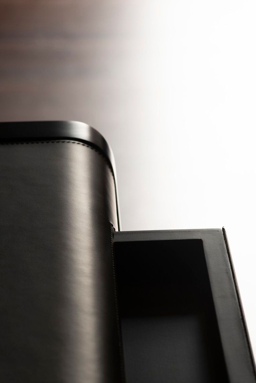 LINUS 730/SCR Beech secretary desk By Potocco | design Stephan Veit