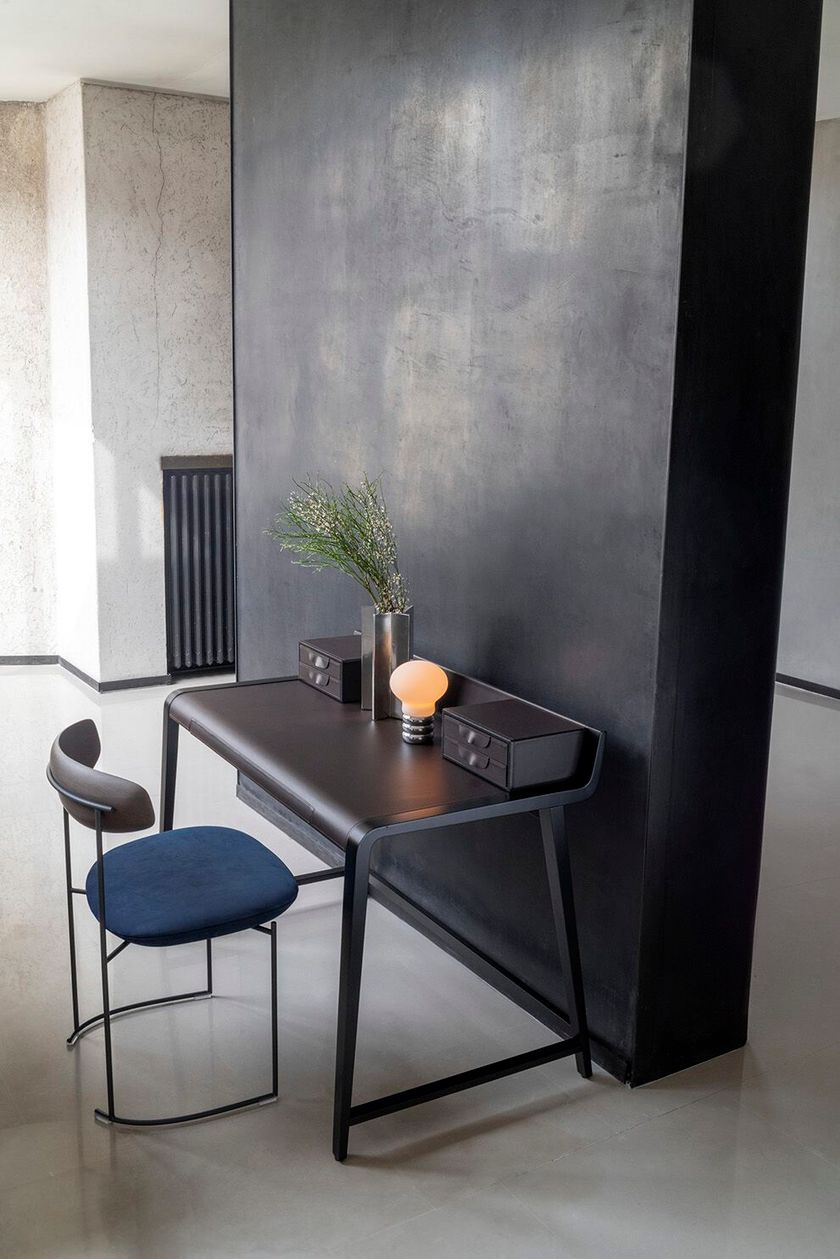 LINUS 730/SCR Beech secretary desk By Potocco | design Stephan Veit