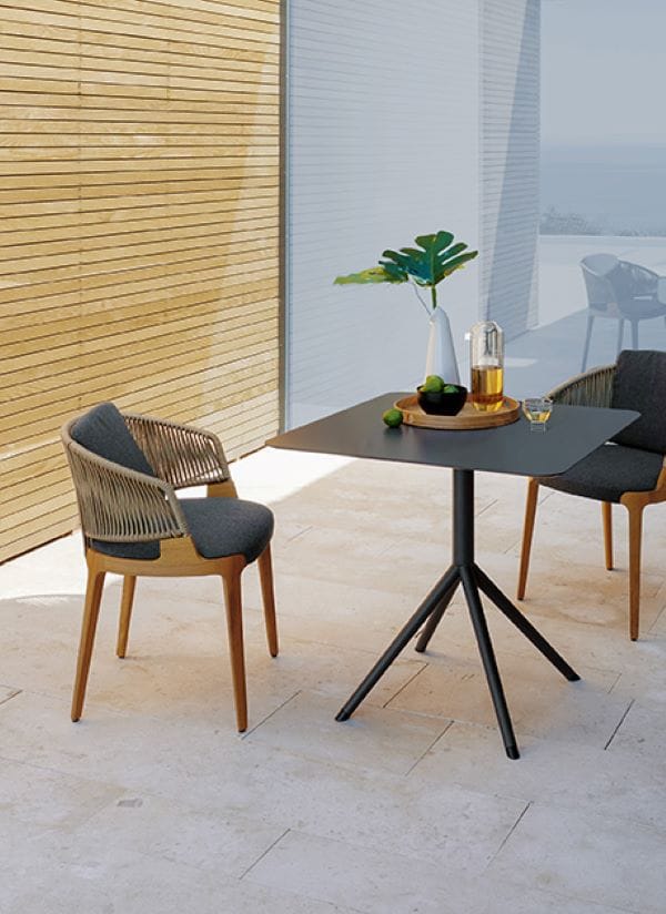 OTX 887/TQ Mesa cuadrada abatible en HPL By Potocco | design Buratti ...