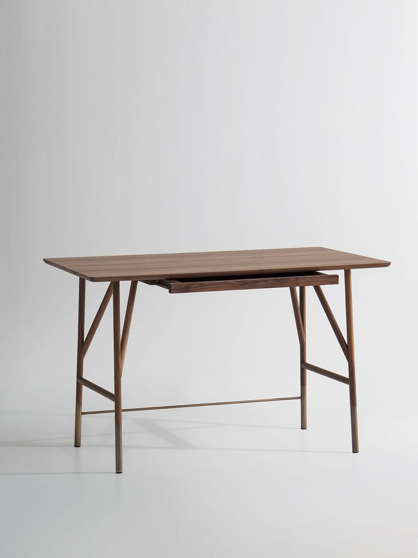 WOOD_Y 889/SCR Secretary desk By Potocco | design Chiara Andreatti