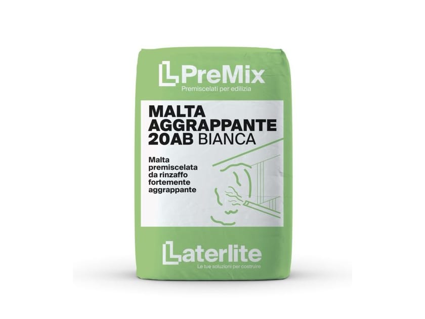 PREMIX MALTA AGGRAPPANTE 20AB BIANCA Malta per muratura By Laterlite