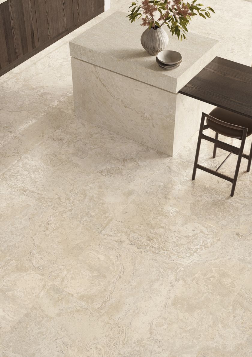 UNIQUE BOURGOGNE BEIGE Pavimento/rivestimento in gres porcellanato ...