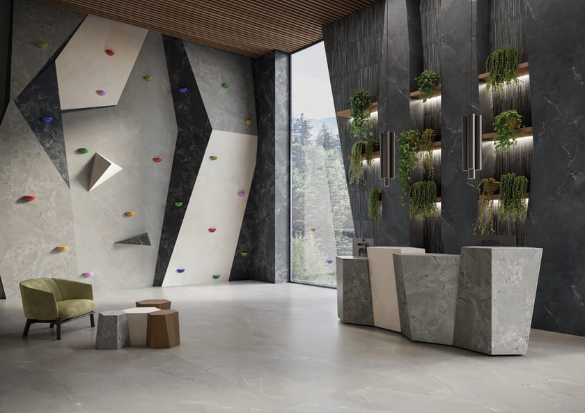 UNIQUE INFINITY GREY Pavimento/rivestimento in gres porcellanato ...