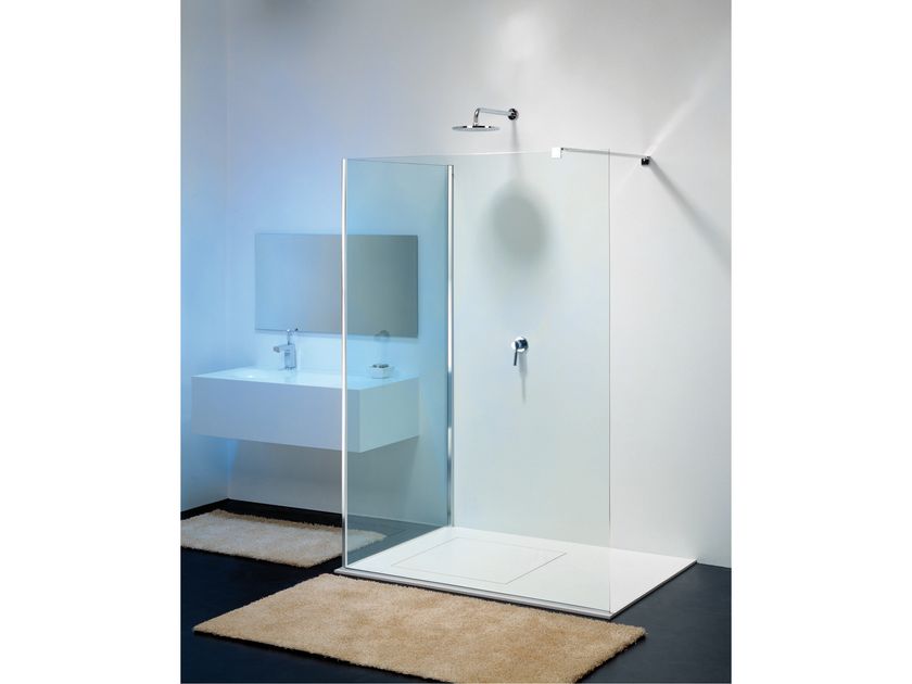 MODULA MR-2 Doccia walk-in angolare in vetro By Provex Industrie ...