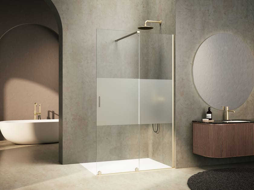 S-LITE SW-6 Glass Walk in shower with sliding door By Provex Industrie ...