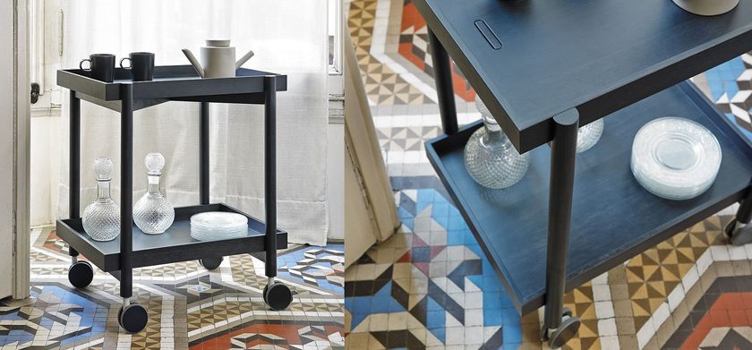 MAI TAI Wooden Kitchen trolley By Punt | design Odosdesign