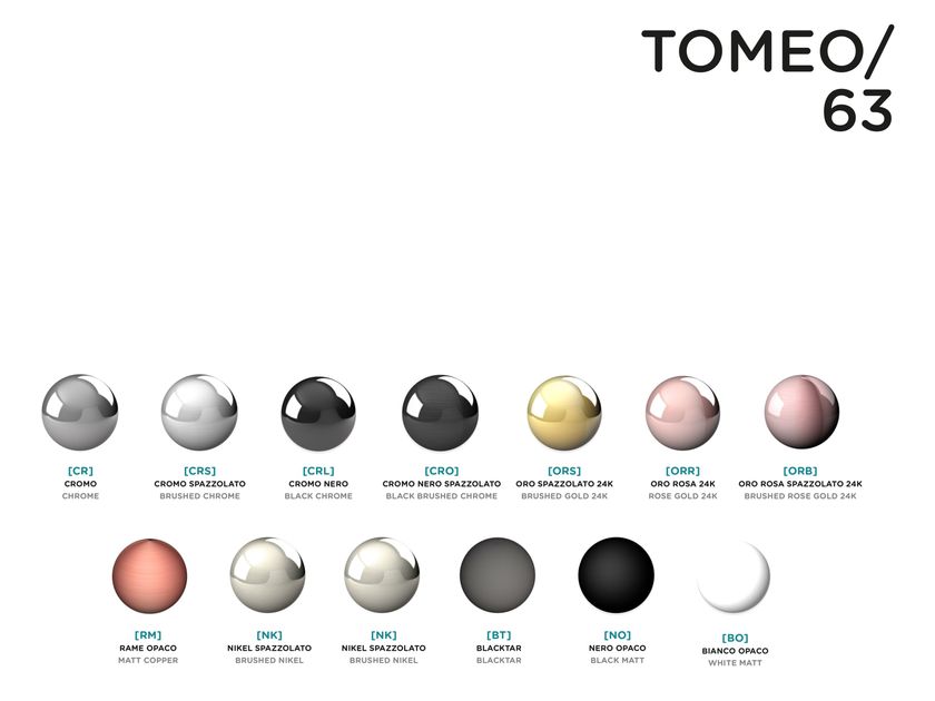 TOMEO 6310217T Torneira para lavatório By QD Magistro Lab
