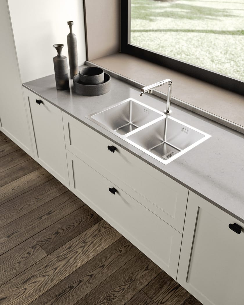 Kitchen with island QUADRA 70_06 Quadra 70 Collection By Pedini