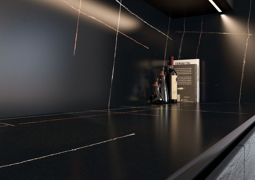 Rivestimento in agglomerato di quarzo PLANET - HALLEY - QUARTZFORMS ...