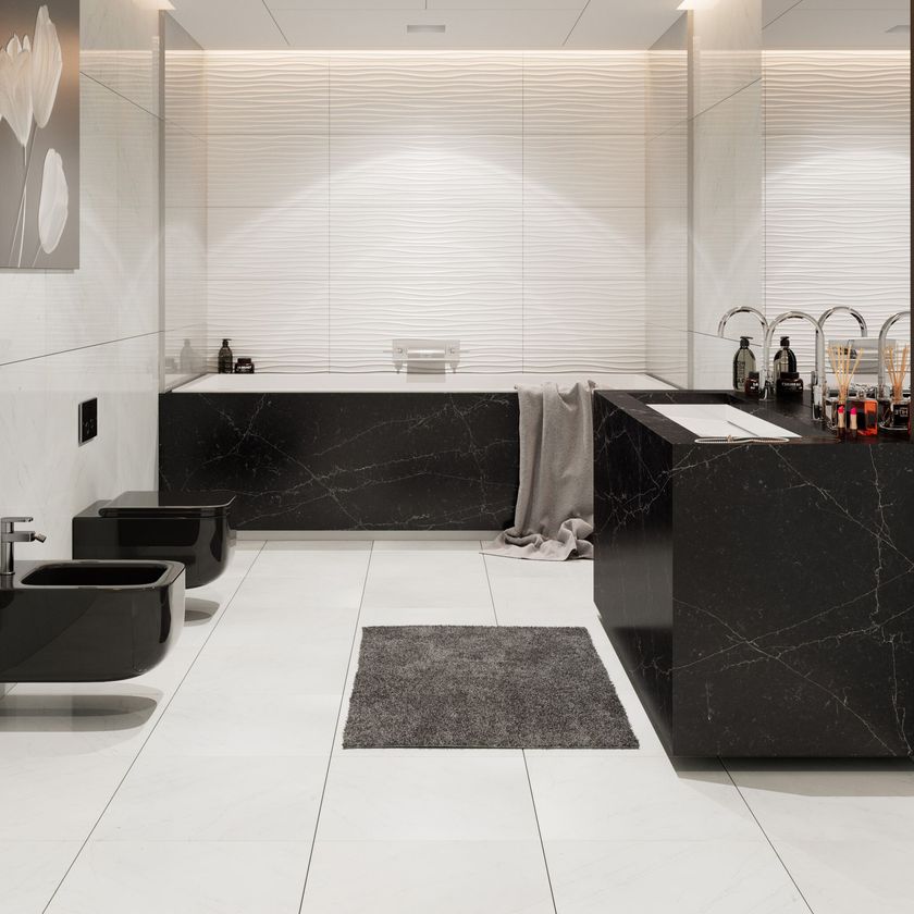 PLANET - PLUTO Quartz agglomerate wall tiles By QUARTZFORMS