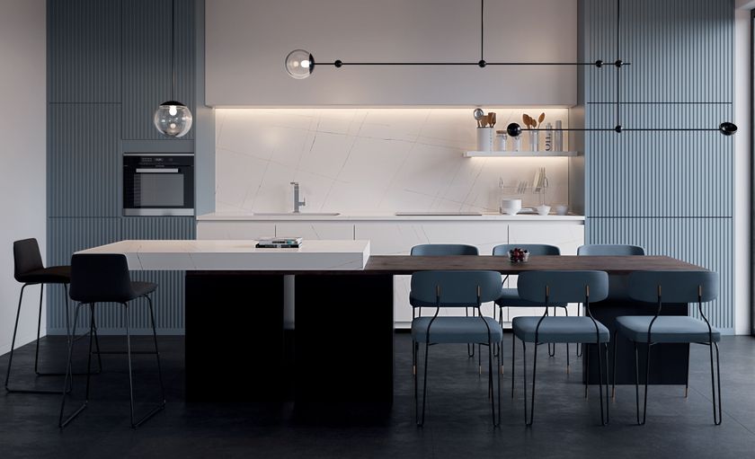 PLANET - TEMPEL Quartz agglomerate wall tiles By QUARTZFORMS