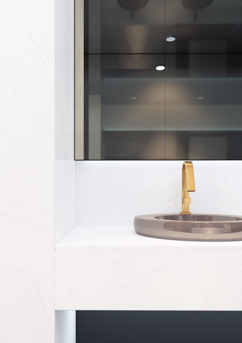 PLANET - VENUS Rivestimento in agglomerato di quarzo By QUARTZFORMS