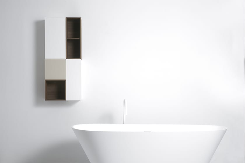 QUATTRO.ZERO Modular bathroom cabinet with doors By FALPER | design Metrica