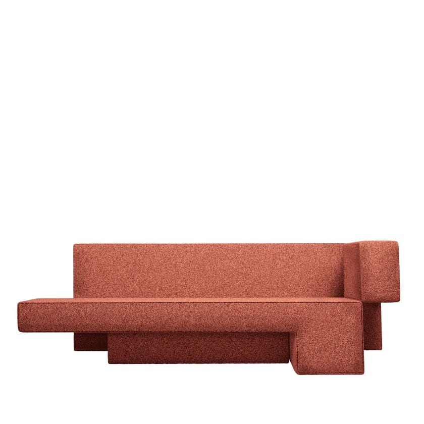 PRIMITIVE 3 seater fabric sofa By Qeeboo | design Nucleo