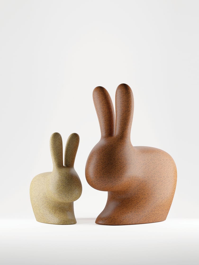 RABBIT CHAIR MIX Polyethylene garden chair By Qeeboo | design Stefano ...