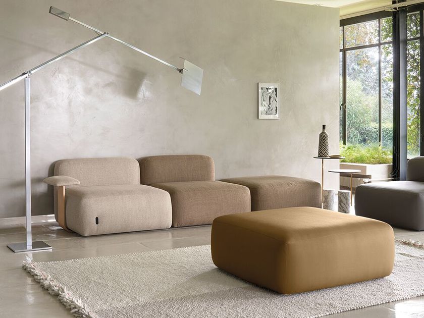 ONE HUNDRED Modular fabric sofa By Quinti Sedute