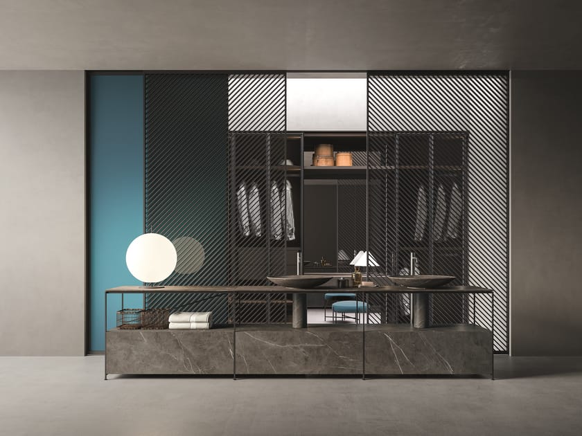 R.I.G. | Mobile lavabo doppio By Boffi design Mikal Harrsen