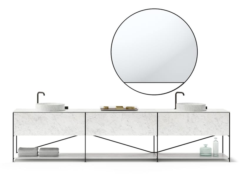 R.I.G. MODULES - BATHROOM 01 Sectional vanity unit By DE PADOVA ...
