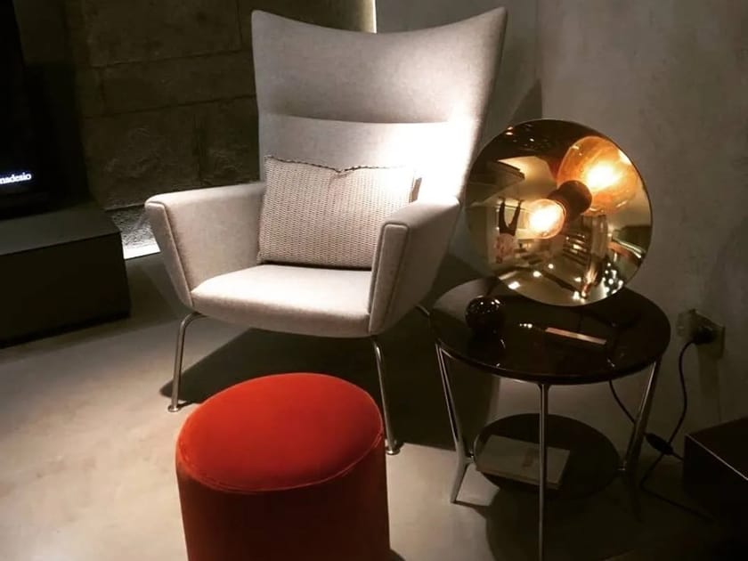 ZENITH Lampada da tavolo fatta a mano in vetro termoformato con dimmer ...