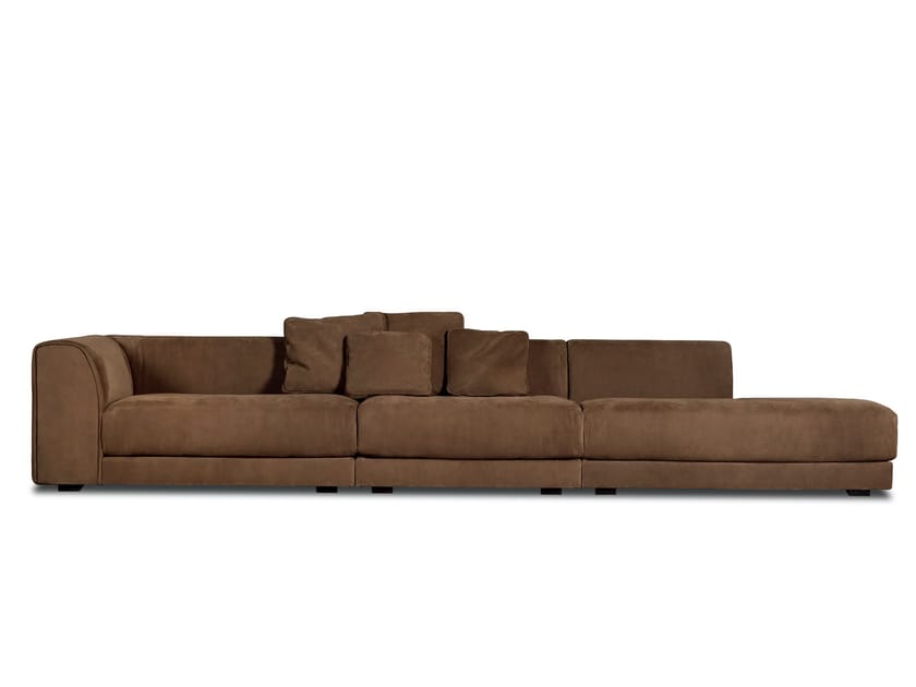 Divano componibile in pelle RAFAEL By BAXTER design Roberto Lazzeroni