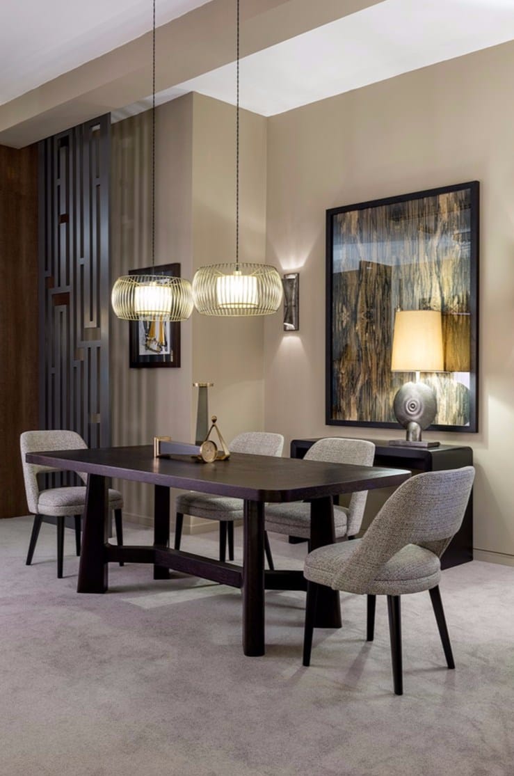 Rectangular dining table RAFAELA RECTANGULAR By Hamilton Conte Paris