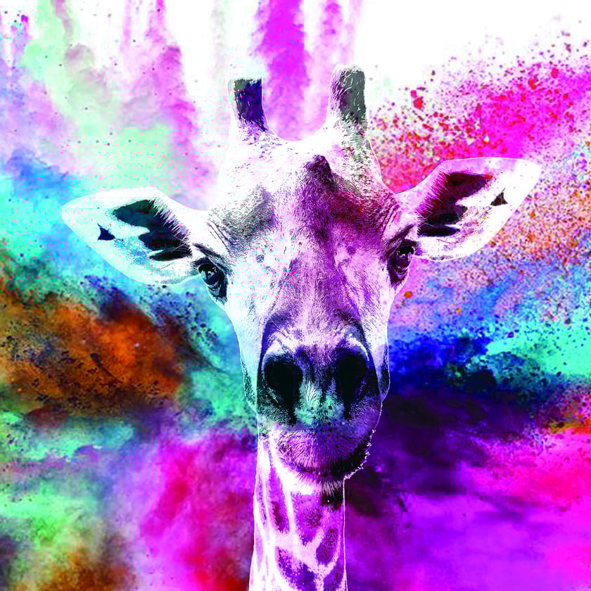 Fire retardant wallpaper with floral pattern RAFFA GI Scenic Wallpapers ...