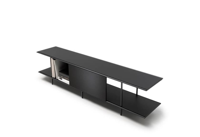 RAILWAY Sideboard By Living Divani | design Giacomo Moor