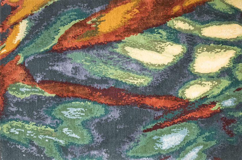 RAINFOREST CIRCLE rug By Tapis Rouge