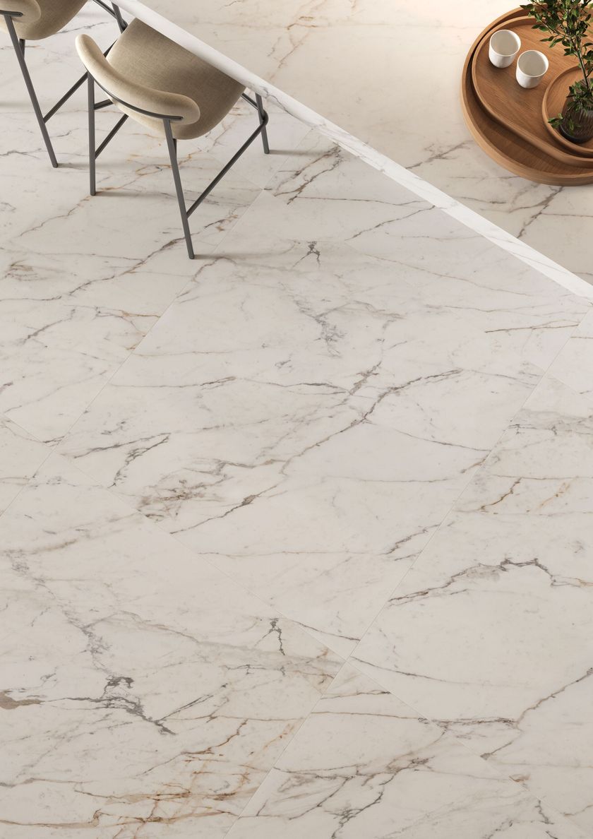 WHITE GOLDEN MARBLE - SCRATCH GUARD Revestimento de pisos/paredes de ...