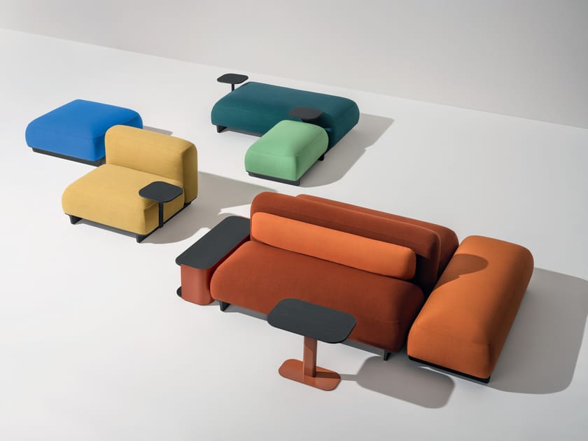 RALIK Fabric small sofa By Arper | design Ichiro Iwasaki