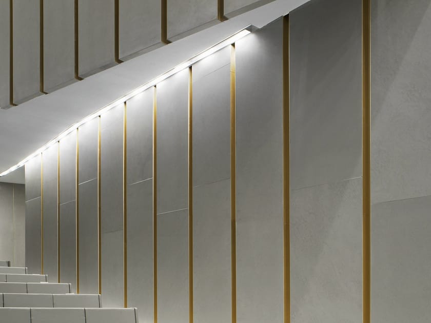 Wall-mounted extruded aluminium Linear lighting profile RASO IP20 By ...