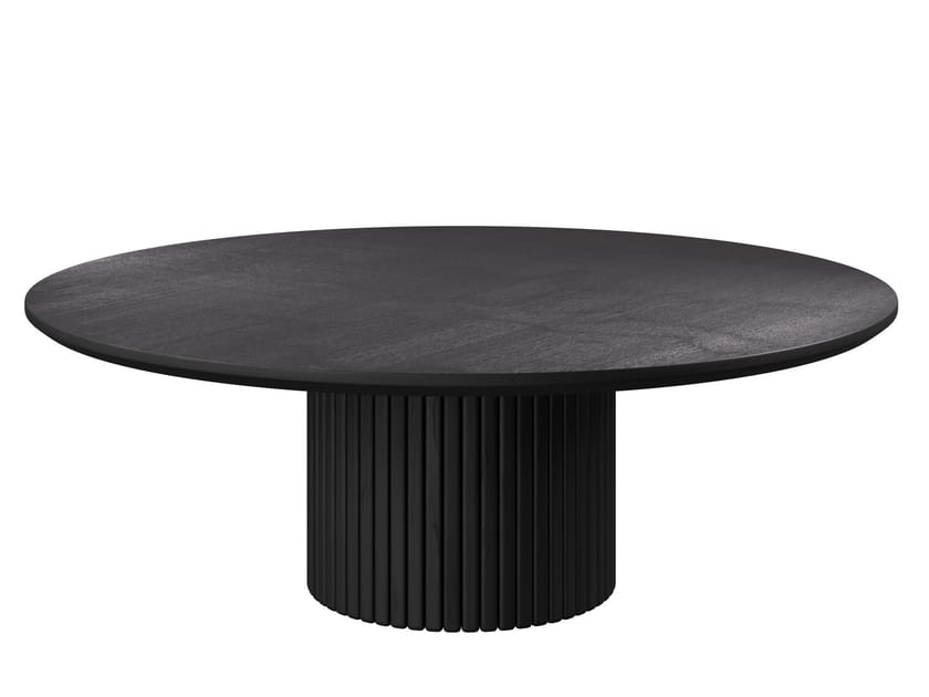 RAVENNA | Dining table Round acacia dining table By DÔME DECO