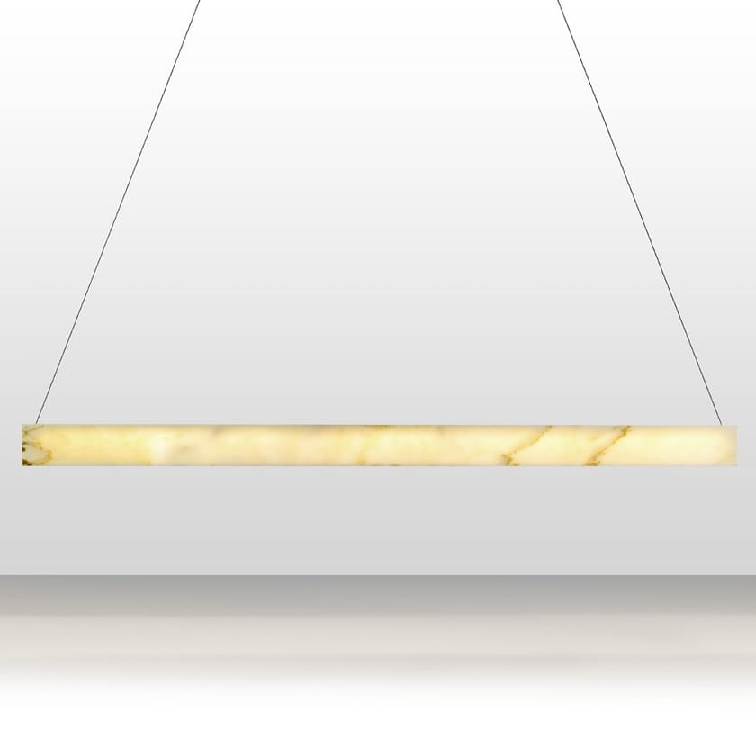 LED marble pendant lamp RAY OF A SILVER LINING By On Entropy
