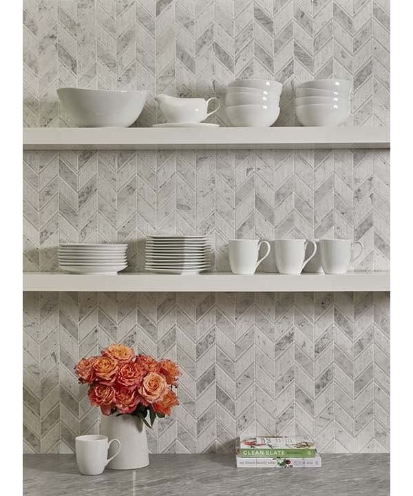 Marble mosaic RAY Luminous Collection By AKDO