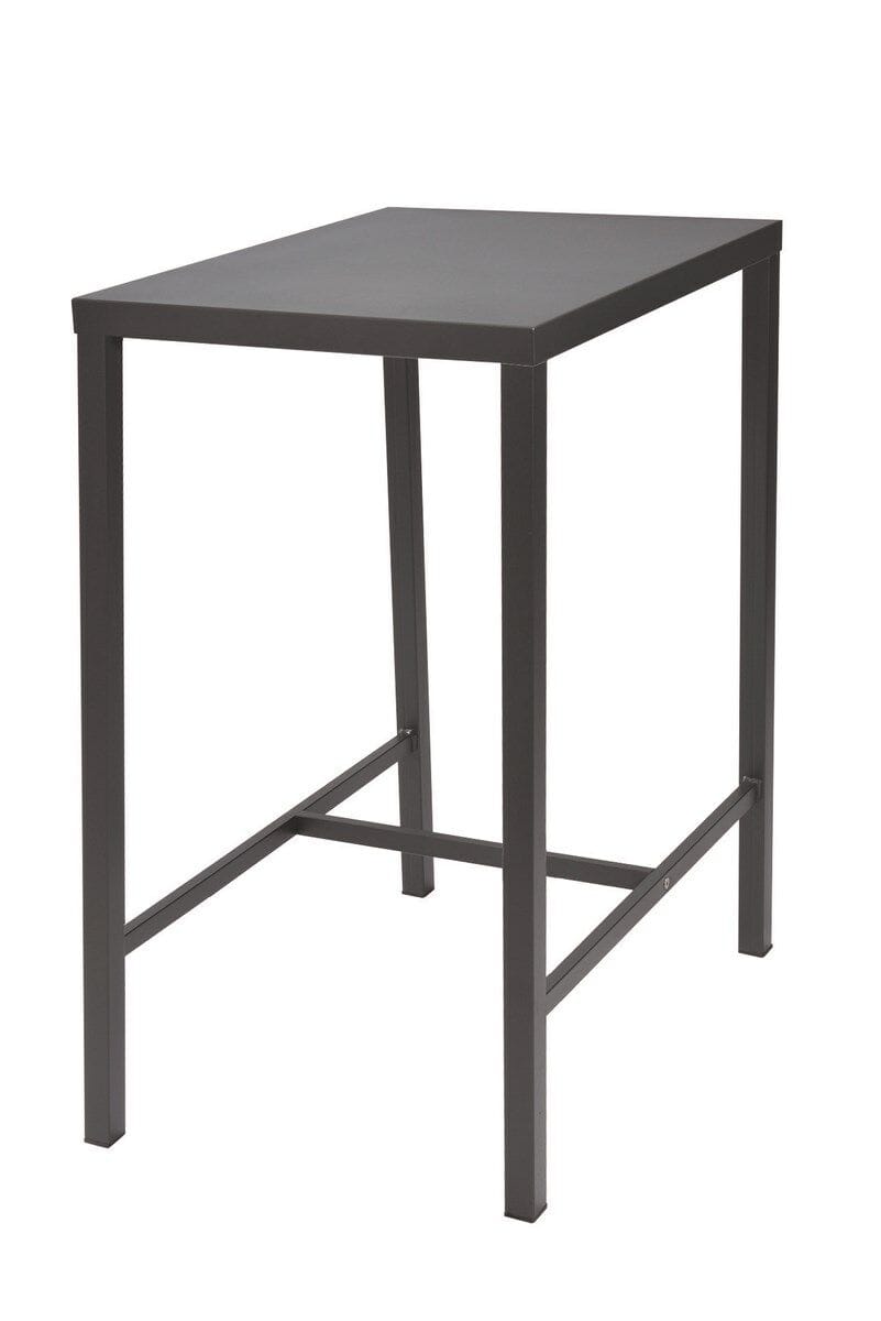 DORIO Rectangular galvanized steel high table By RD Italia
