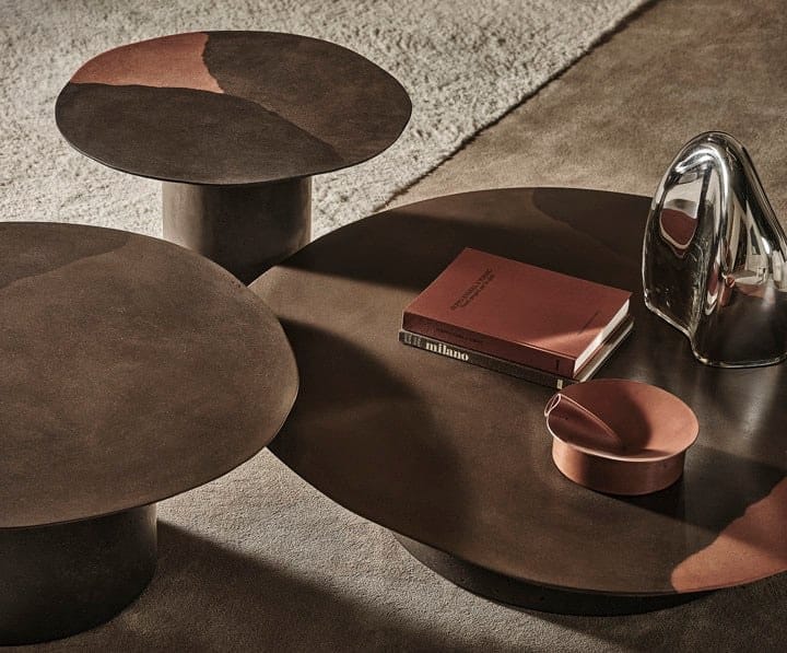 RE-VERRE Coffee table By Gallotti&Radice | design Federica Biasi