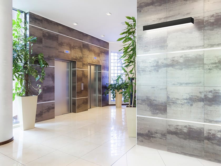 Wall-mounted linear lighting profile REBA 65 /P LED By INDELAGUE | ROXO ...