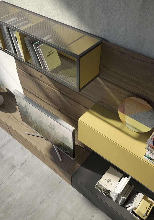 Parete attrezzata REBEL R_05 By Fimar