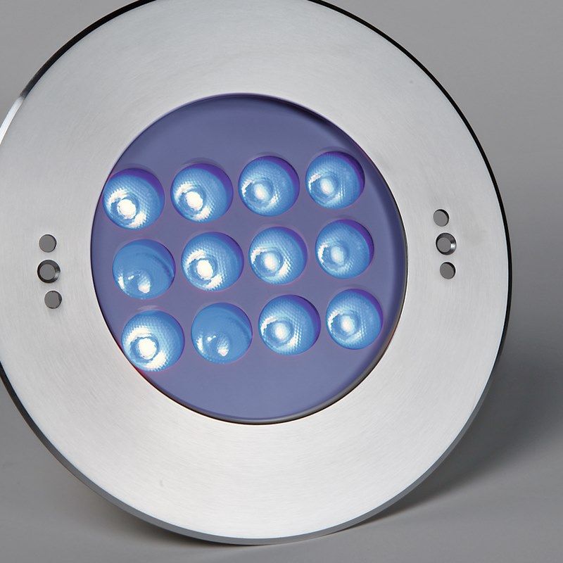 REC IP68 LIGHT 12X 2 WATT TRILED RGB lámpara subacuática By PROLED