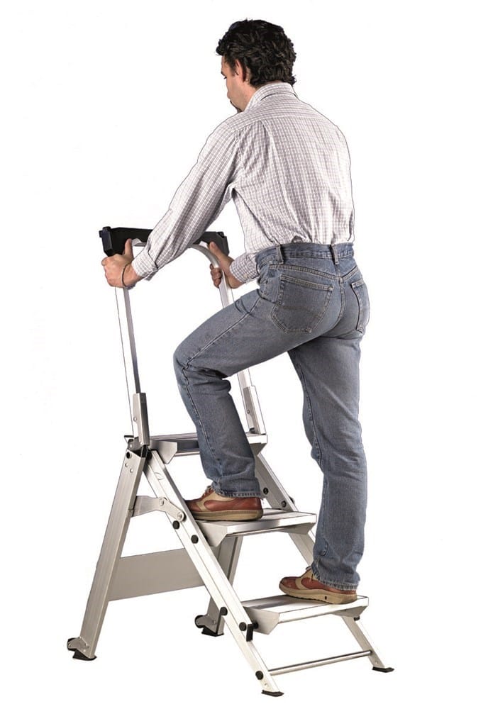 RECORD Folding aluminium step stool By SVELT