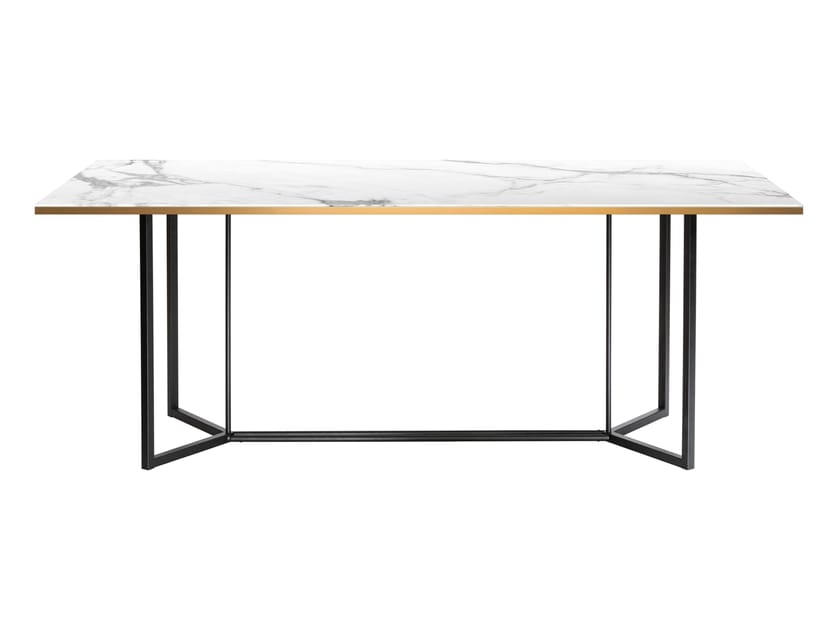 HORIZON Rectangular ceramic dining table By RED EDITION