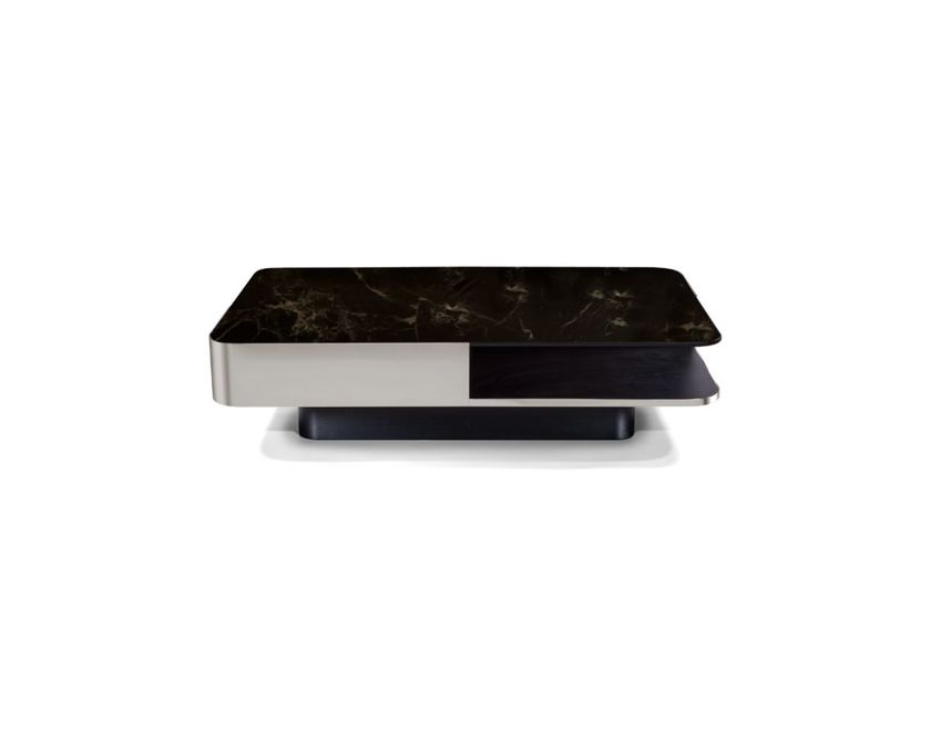 LOUNGE Rectangular marble coffee table for living room By RED EDITION