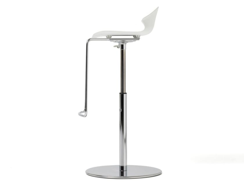 RED HOT | Stool with gas lift Red Hot Collection By Diemme