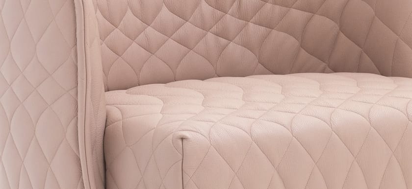 REDONDO Fabric easy chair with armrests By Moroso | design Patricia ...