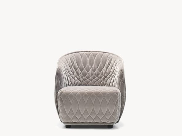 REDONDO Fabric easy chair with armrests By Moroso | design Patricia ...