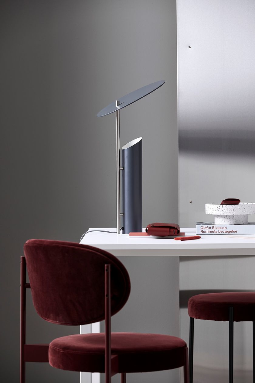 Steel table lamp REFLECT By Verpan design Verner Panton