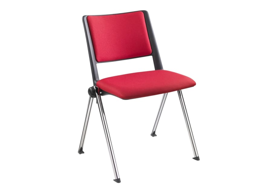 REGULAR | Upholstered chair Upholstered fabric reception chair By Jes