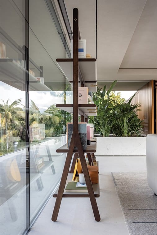 REN Contemporary style freestanding double-sided wooden bookcase By ...