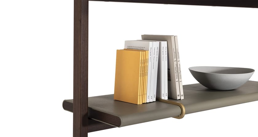 REN Contemporary style freestanding double-sided wooden bookcase By ...